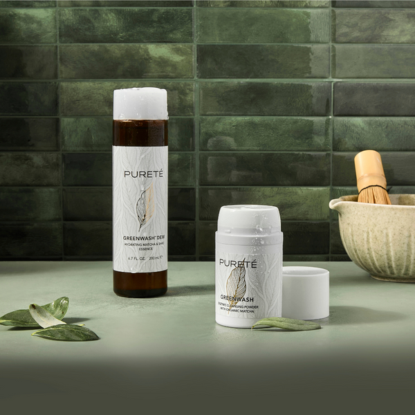 Green Clean & Hydrate Duo Enzyme Cleansing Powder + Hydrating Matcha ...